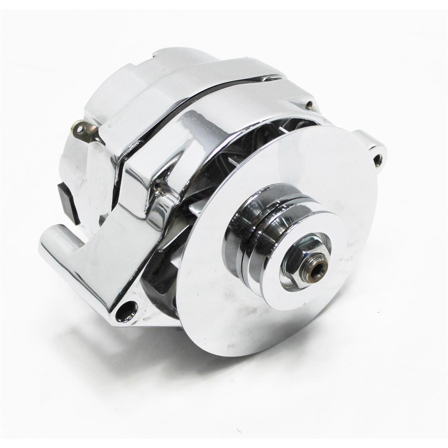 Ford Mount One Wire Alternator, Chrome