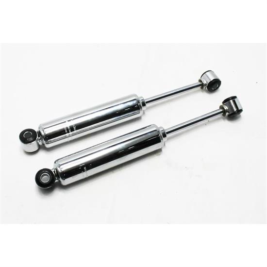 Speedway Short Gas-Filled Tube Shocks, Chrome Plated