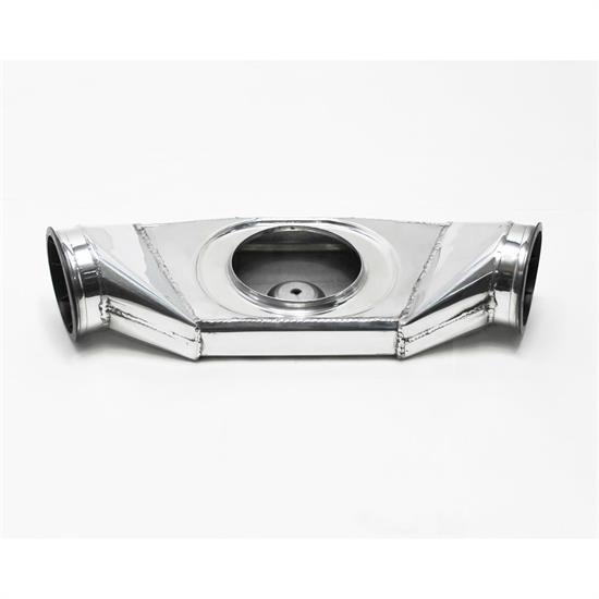 Spectre 9834 Carbureted Air Intake Plenum, Dual Inlet, Anodized