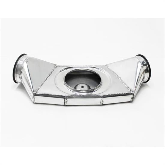 Spectre 9834 Carbureted Air Intake Plenum, Dual Inlet, Anodized