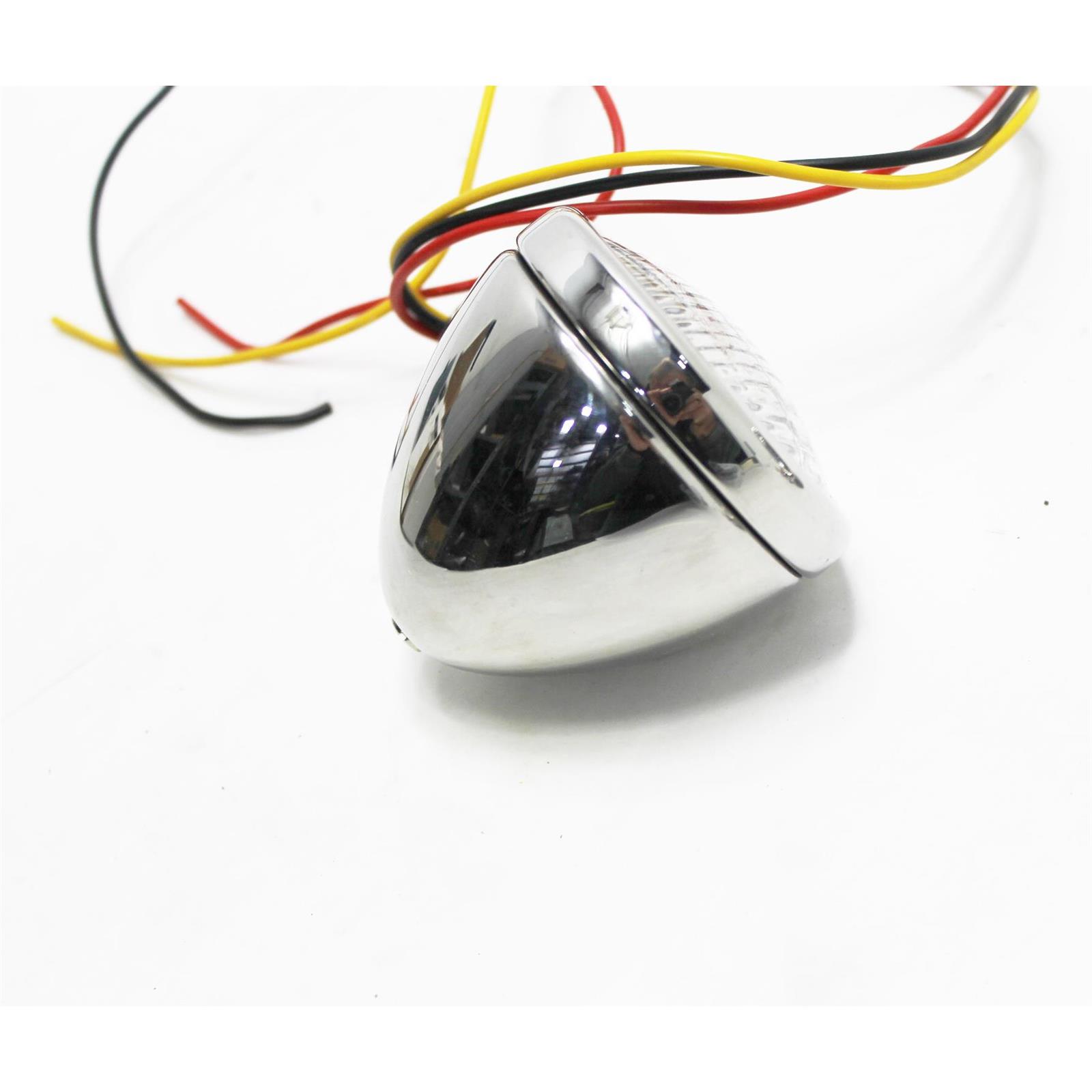 1933-34 Ford Stainless Steel 12 Volt Cowl Lights, 2-1/2 Inch