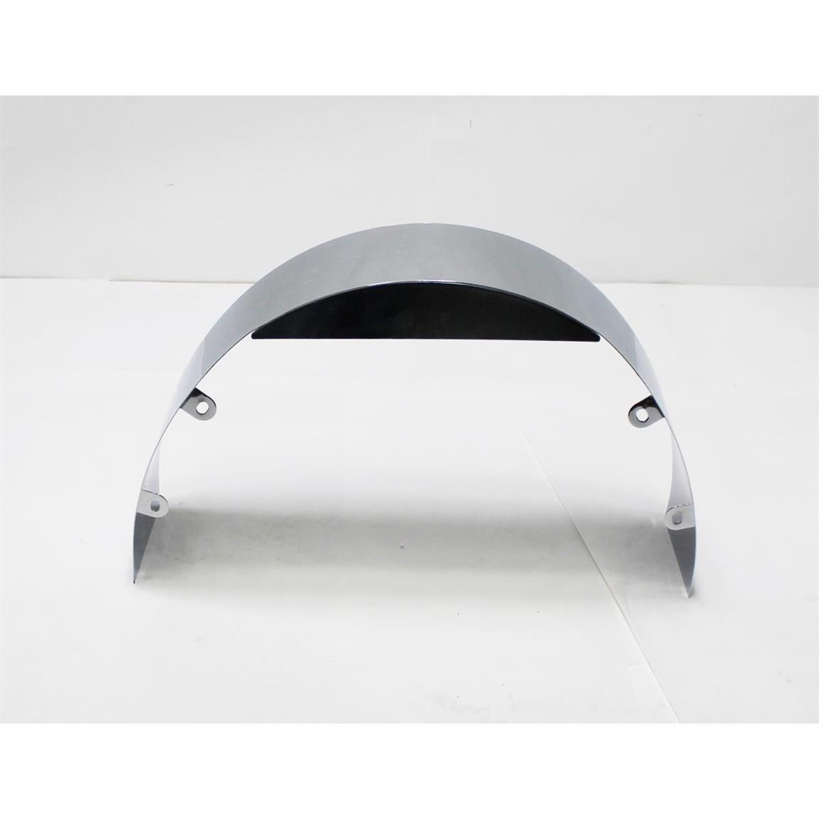 Speedway Universal Chrome Radiator Cooling Fan Shroud, 5-1/2 Wide