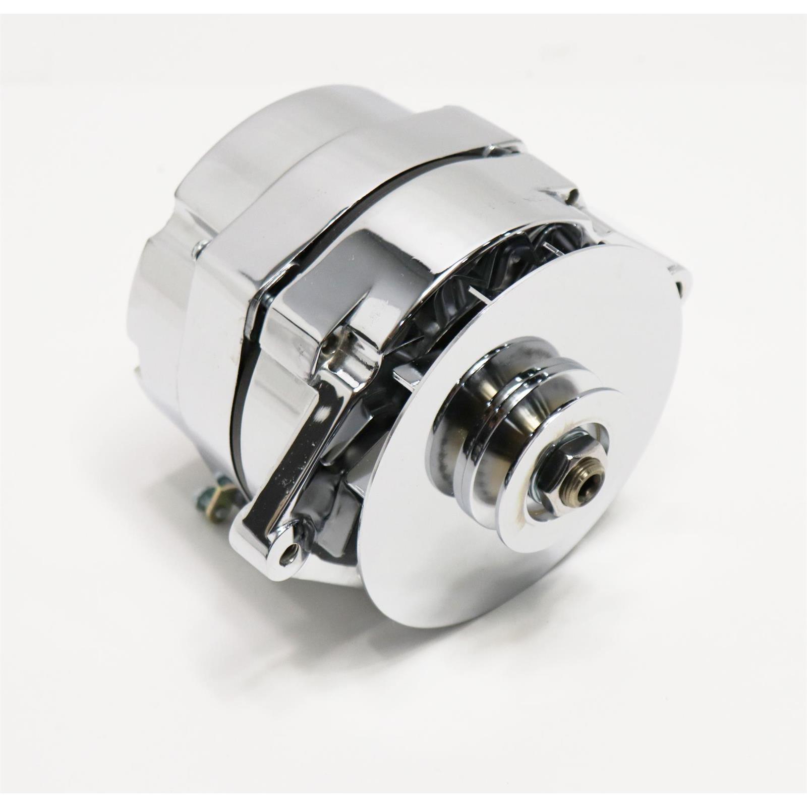 King Chrome GM One Wire Alternator, 100 Amp