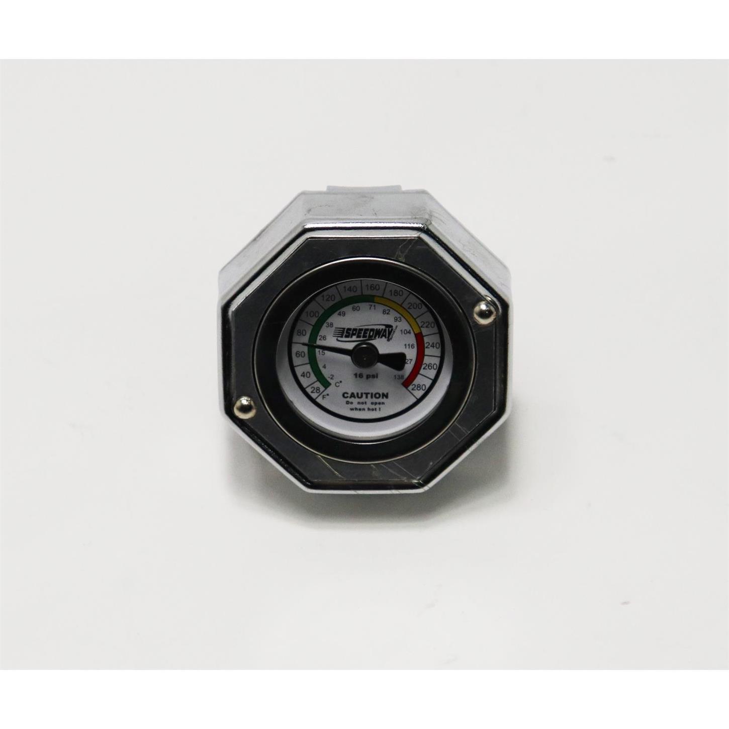 Speedway 16 Lb. Thermocap Radiator Cap