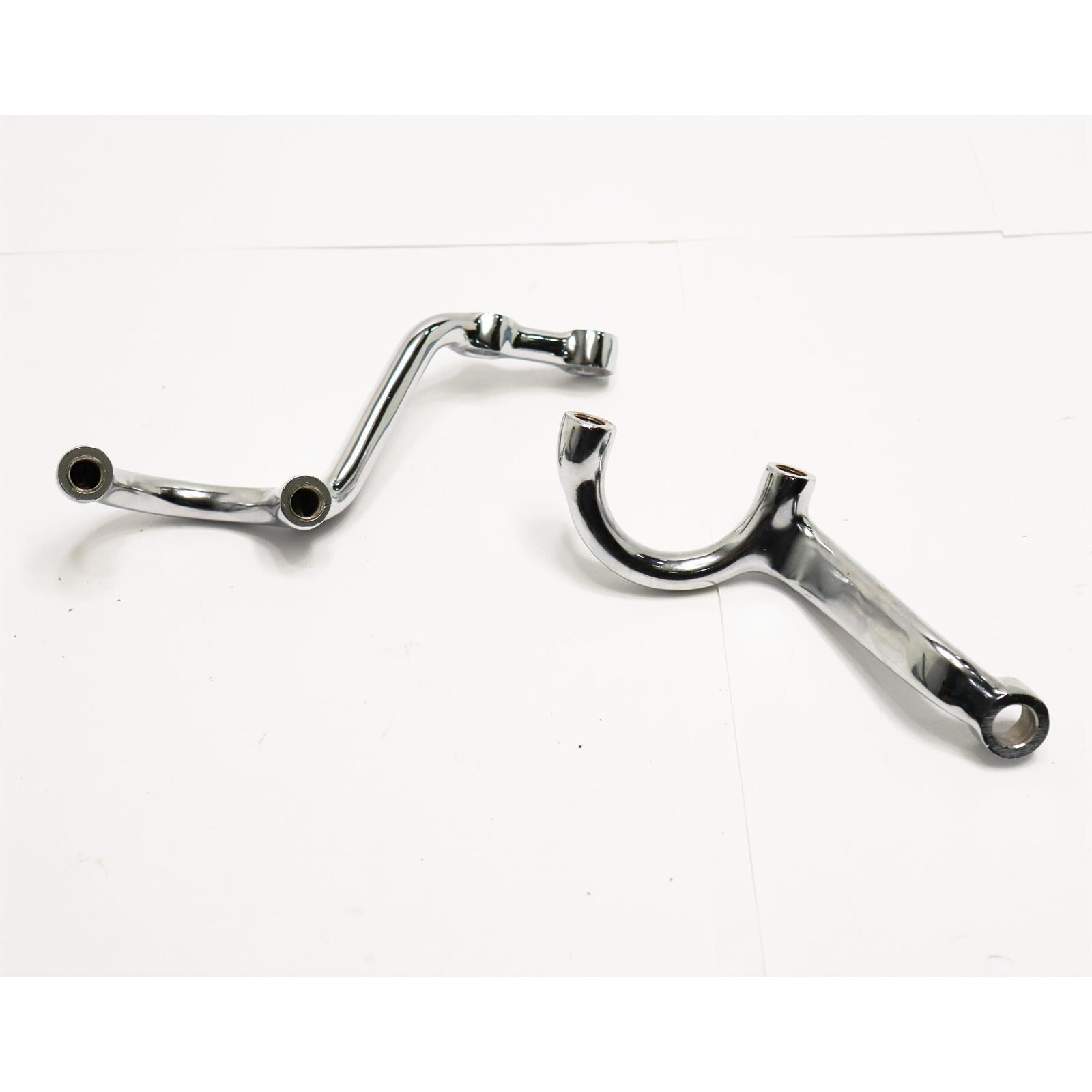 Speedway Chrome 1937-48 Ford Drop Steering Arms, 3-3/4 Drop