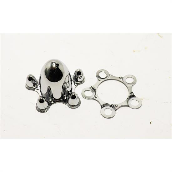 Speedway Bullet-Style Spider Cap Wheel Hub Covers, 5 on 4-3/4
