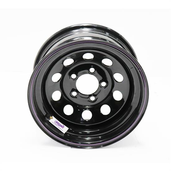 Black Circle Track 15 Inch Wheel, 15x7, 5 on 4 3/4, 3 In BS