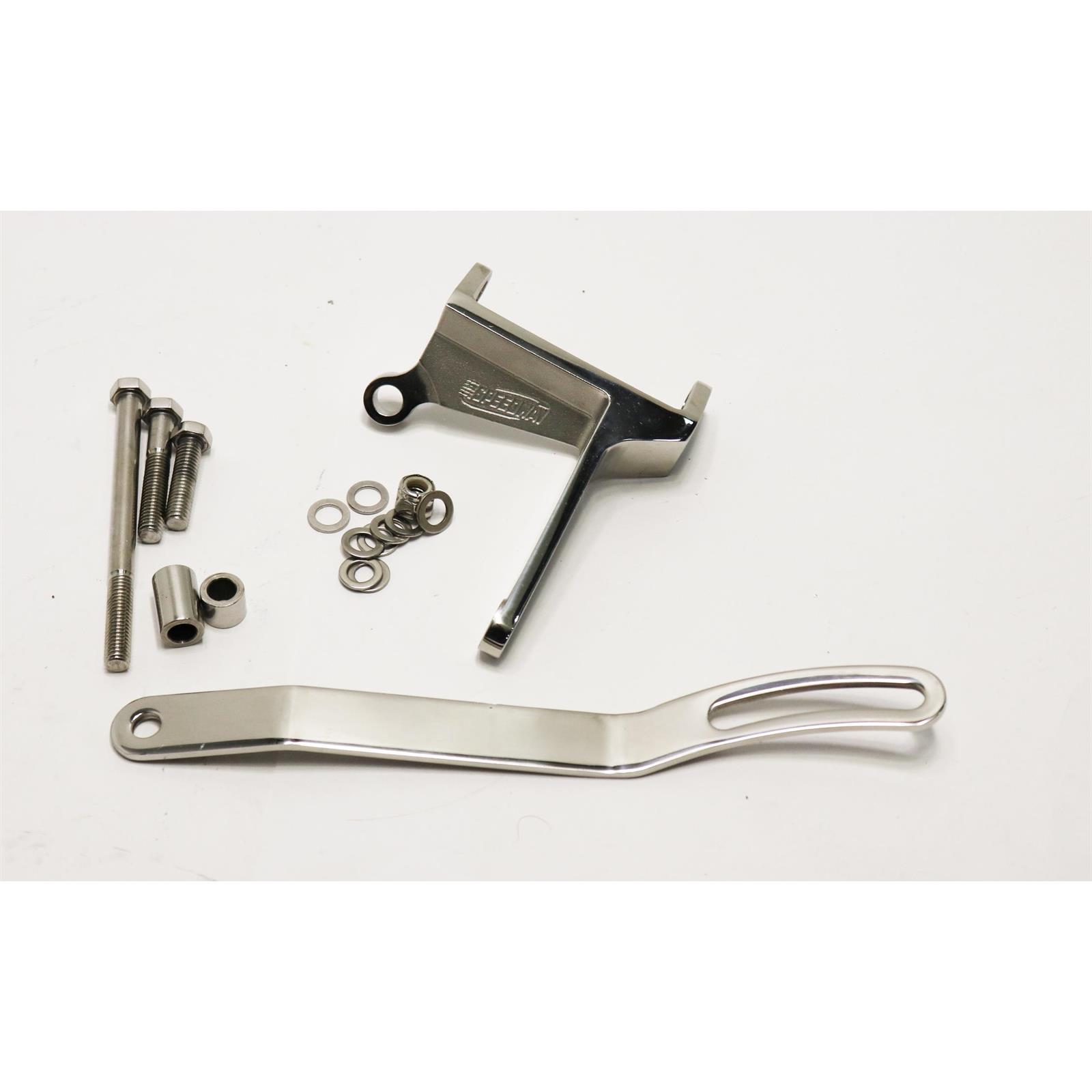 Small Block Chevy Upper Alternator Bracket Stainless