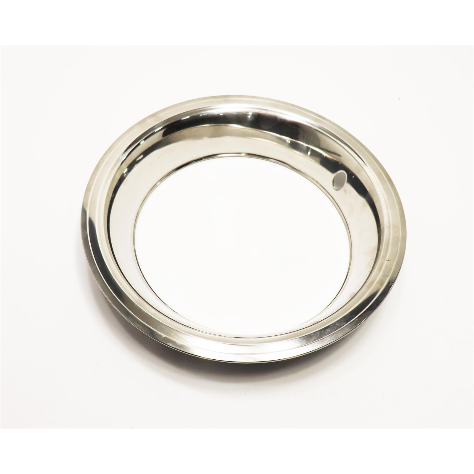 Stainless Steel Beauty Ring for 15 Inch GM Rally Wheel, 3 Inch Wi