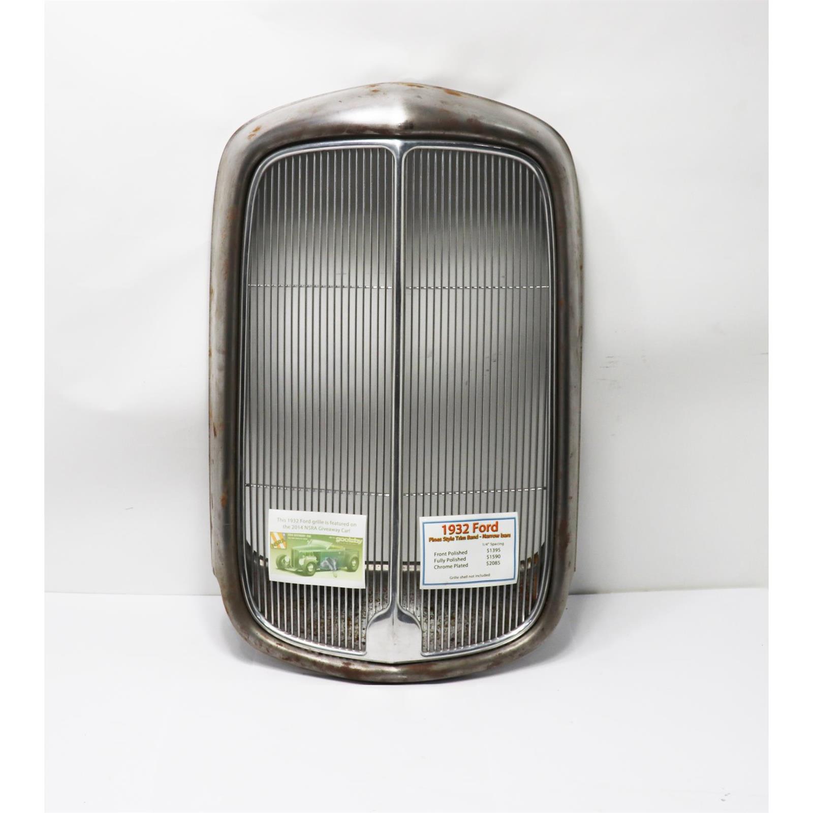 Brookville Roadster B1620PT/B1620PL Fitted 1932 Ford Grille Inser