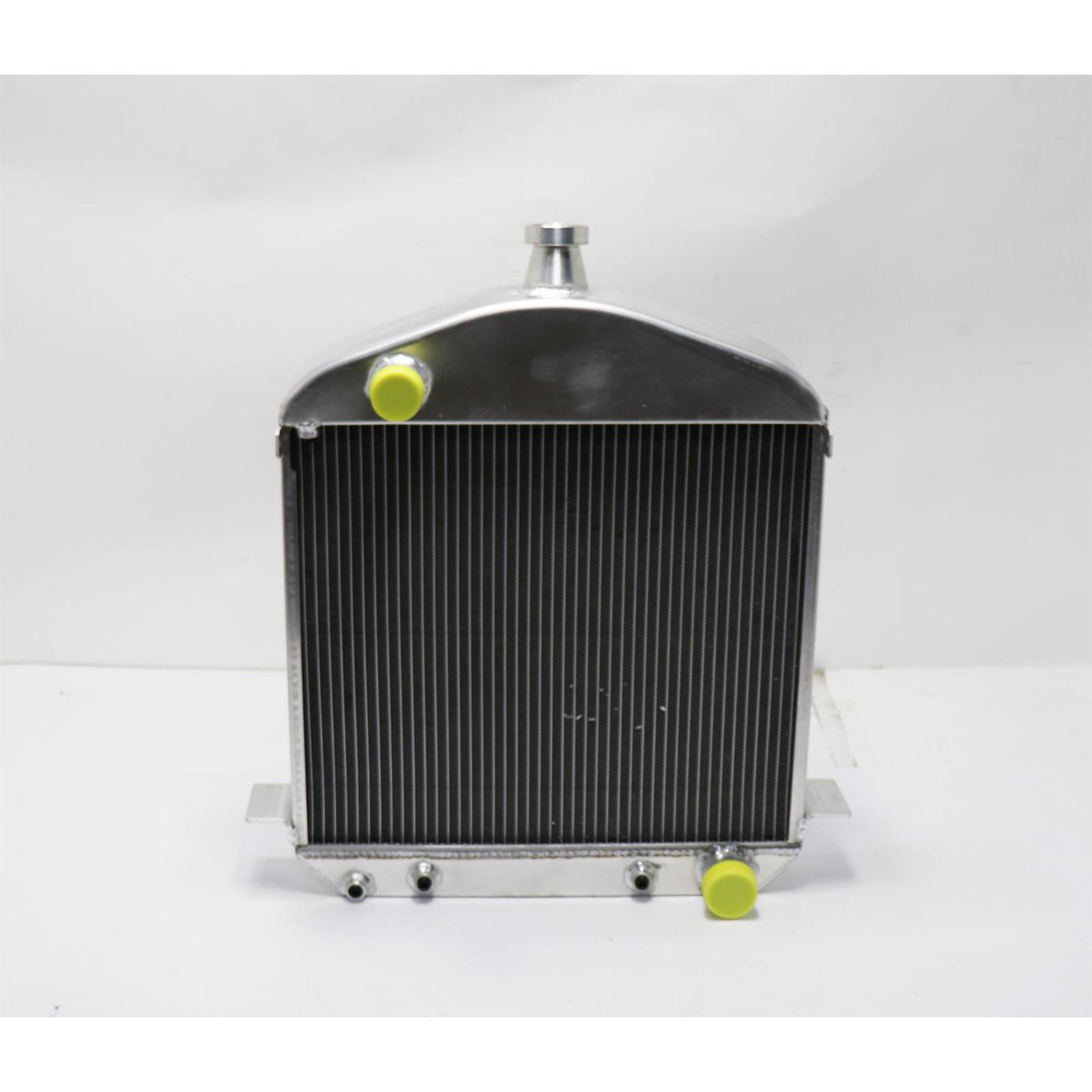 Speedway 1917-1923 T-Bucket Buffed Aluminum Radiator-Chevy Outlet