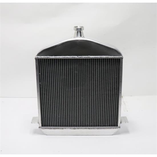 Speedway 1917-1923 T-Bucket Buffed Aluminum Radiator-Chevy Outlet