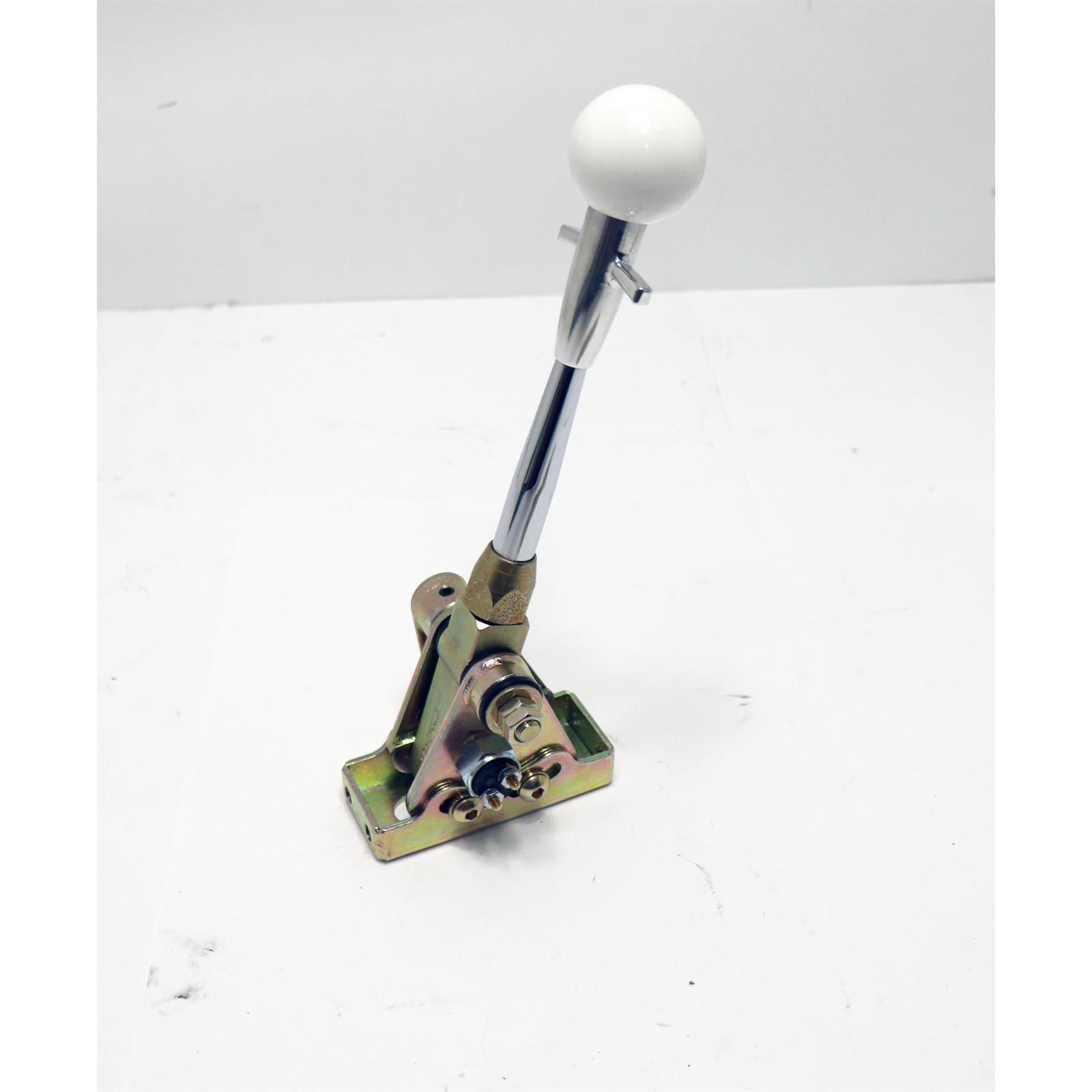 Lokar 6 Inch Straight Muscle Car Shifter, TH350/TH400, White