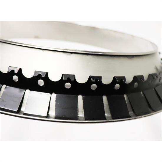 Stainless Steel Beauty Ring, 15 In GM Rally Wheel, 2.5 In Wide