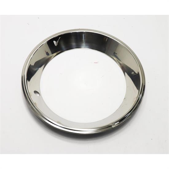 Stainless Steel Beauty Ring, 15 In GM Rally Wheel, 2.5 In Wide