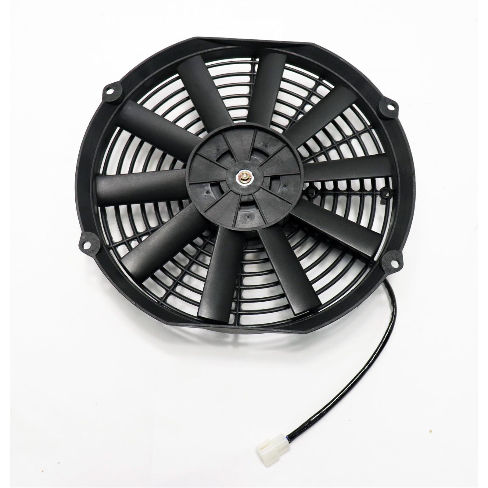 6 Volt Electric Radiator Cooling Fan-12 Inch Dia. Push/Pull-10 Bl