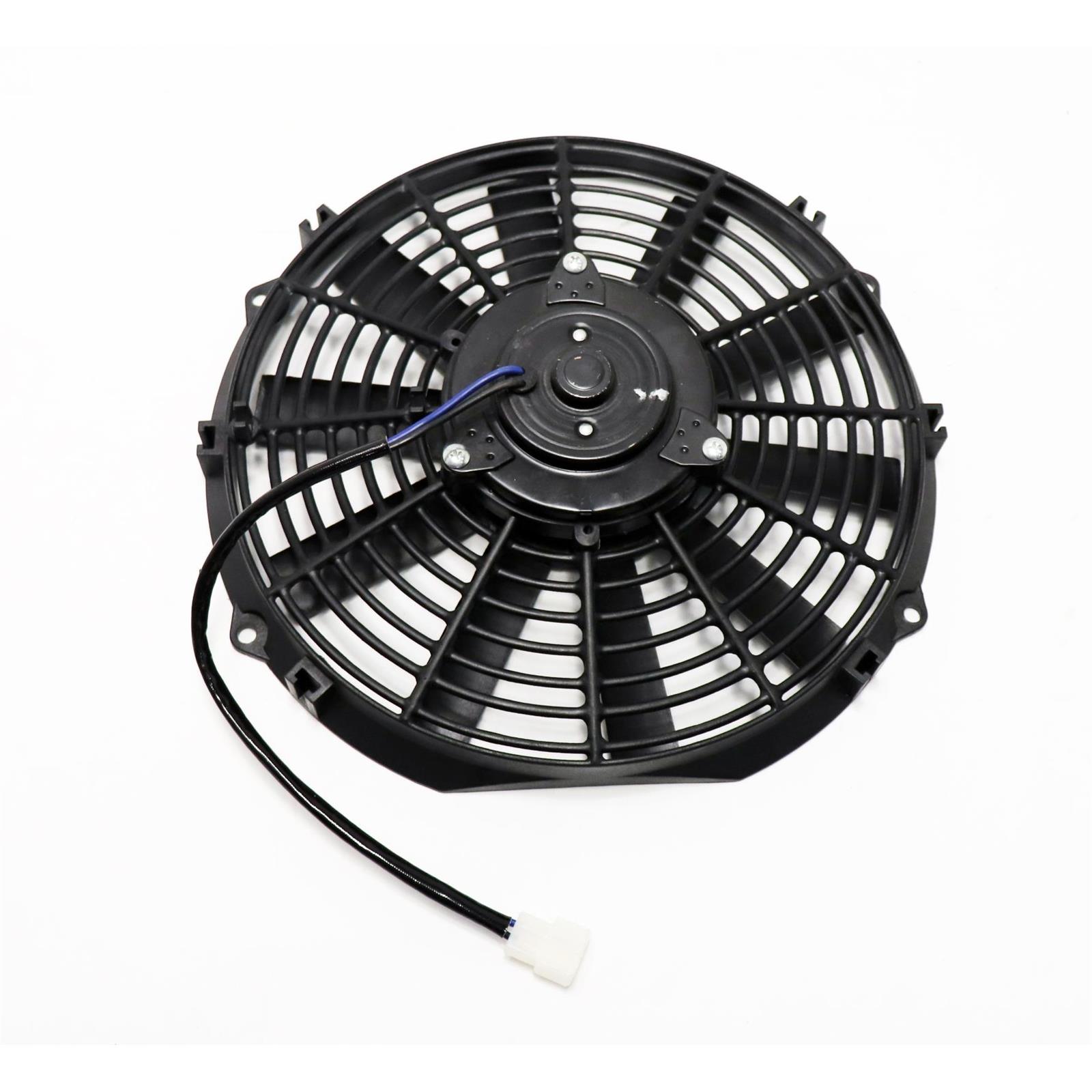 6 Volt Electric Radiator Cooling Fan-12 Inch Dia. Push/Pull-10 Bl