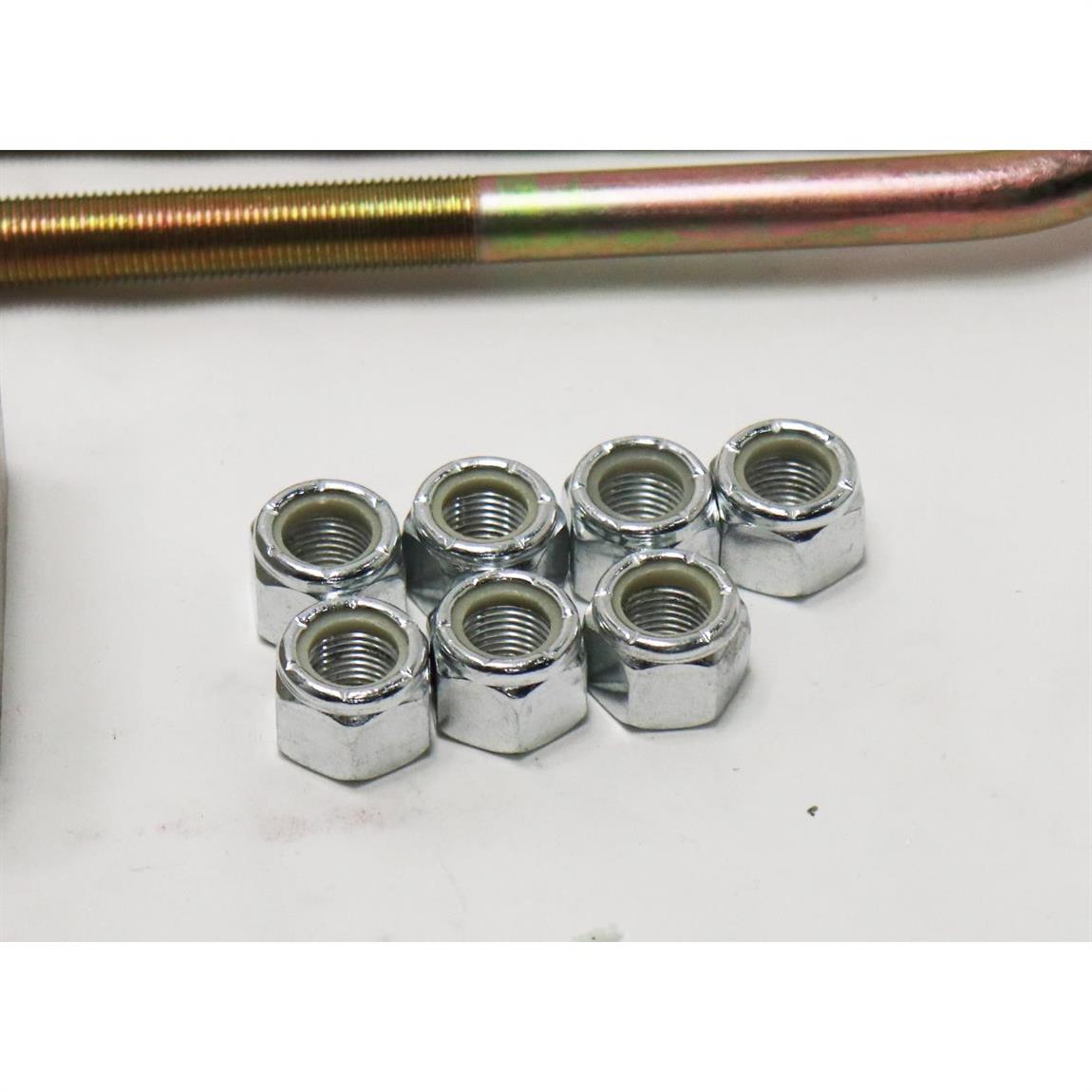 Speedway Universal Leaf Spring Lowering Block Kit, 2 Inch