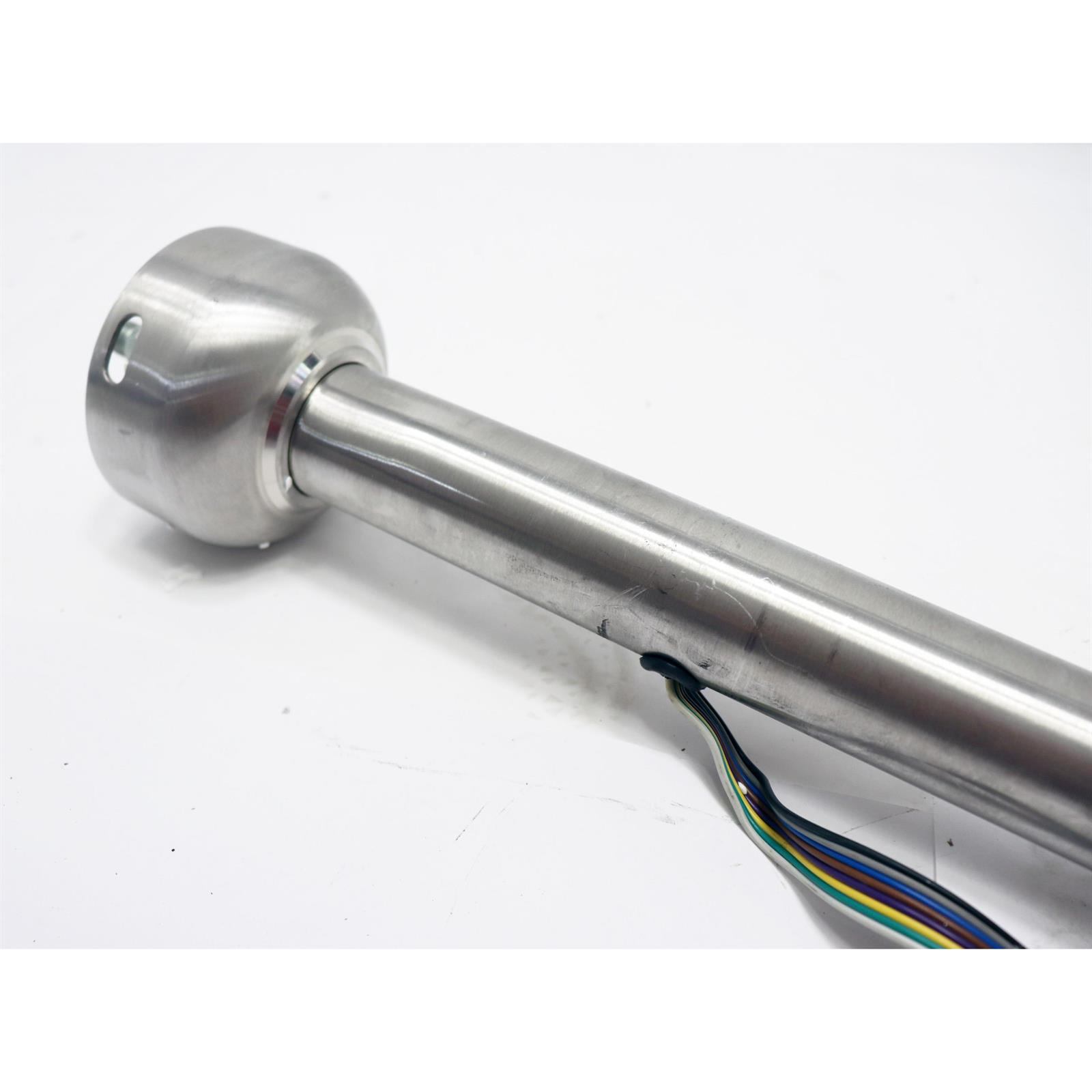 Hot Rod Nostalgia Steering Column, 30 Inch, Plain Stainless