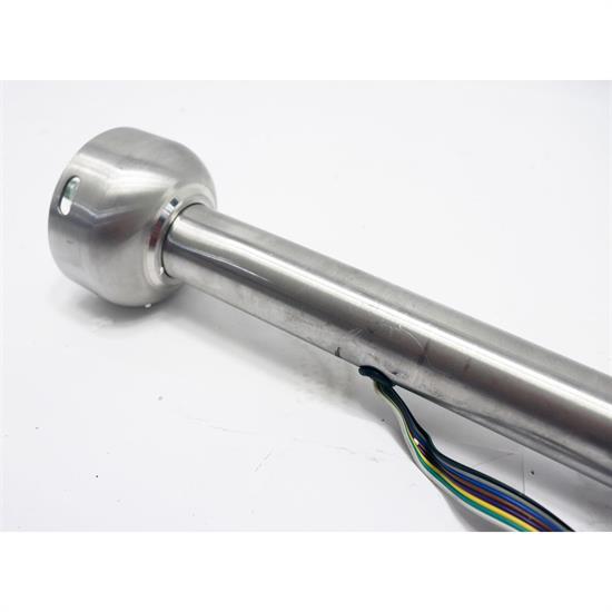Hot Rod Nostalgia Steering Column, 30 Inch, Plain Stainless