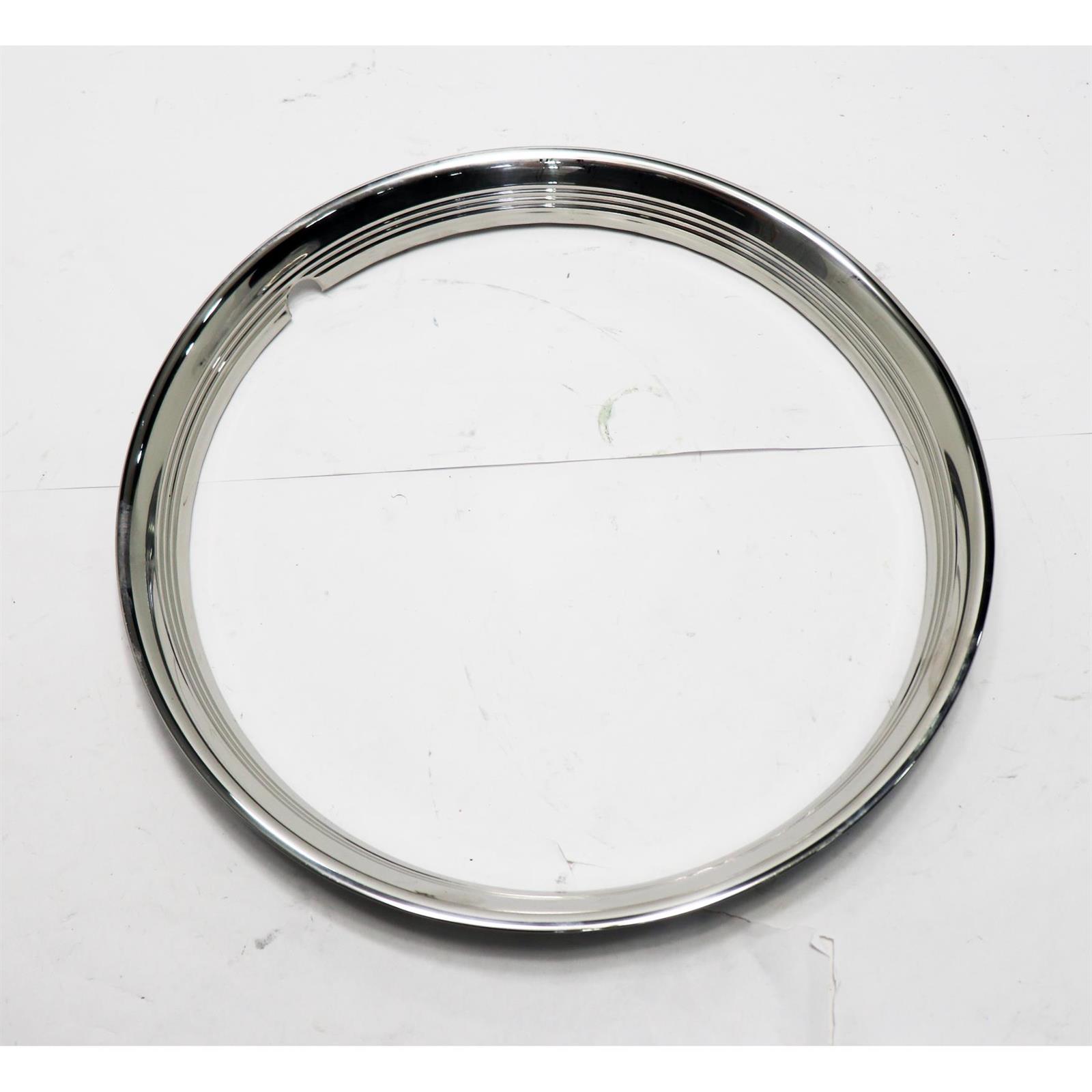 Stainless Steel 15 Inch Beauty Ring, Ribbed