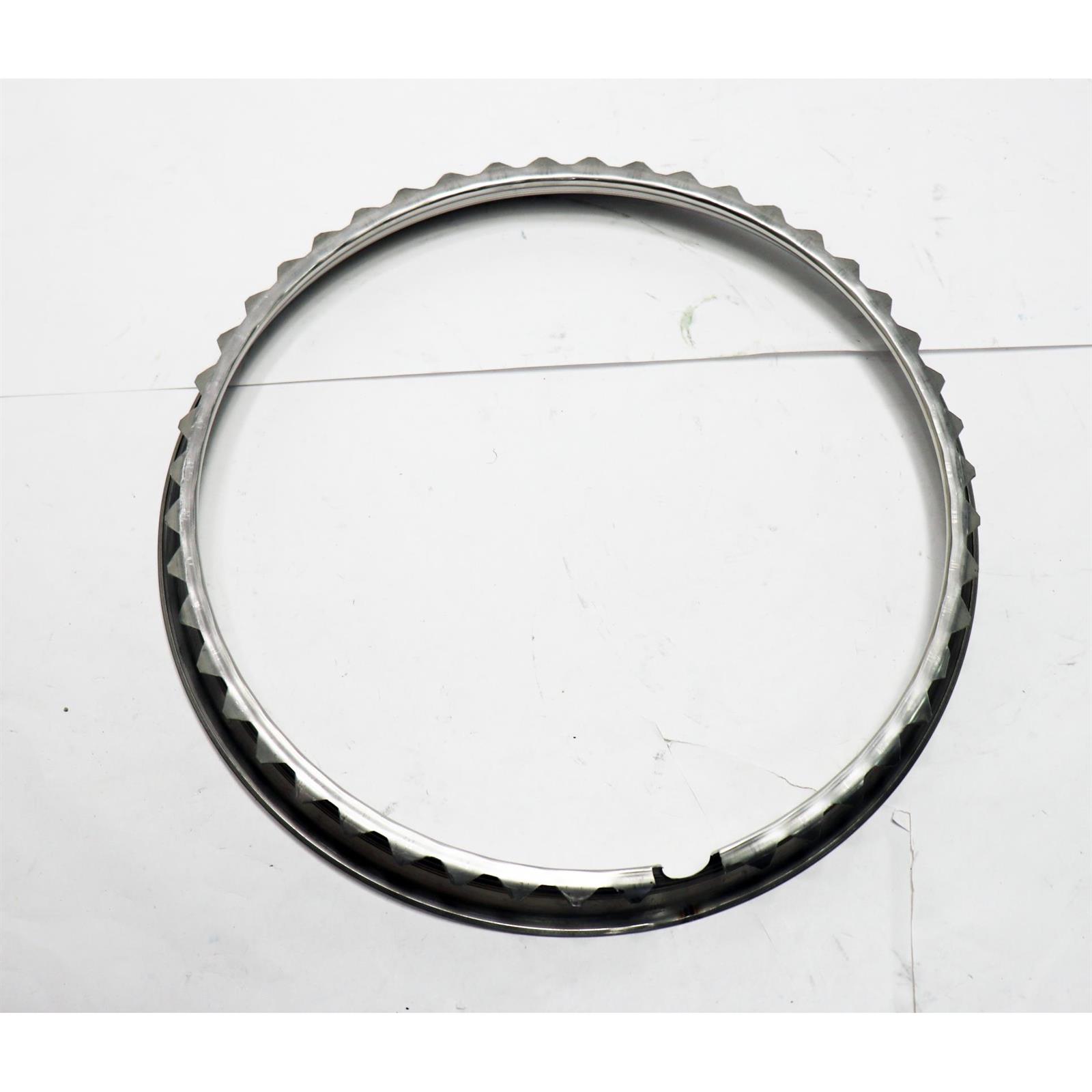 Stainless Steel 15 Inch Beauty Ring, Ribbed