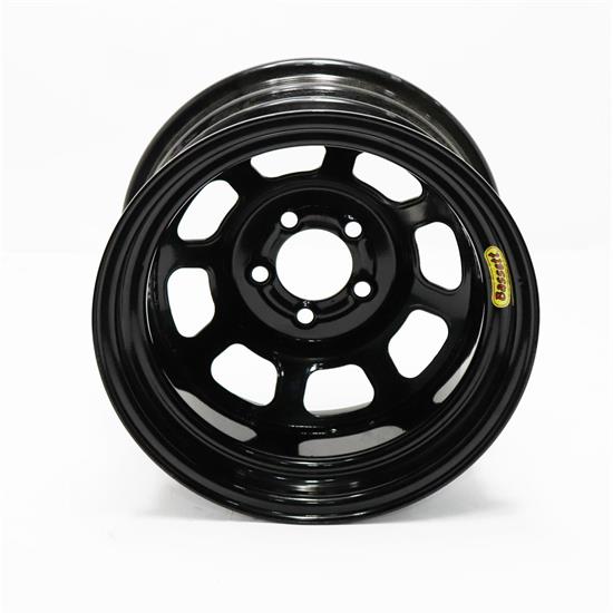Bassett 958BF2 15X8 Excel D-Hole 5x4.5 2 In. Bckspc Black Wheel