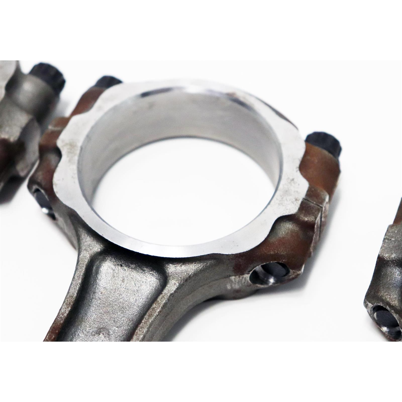 Small Block Chevy 5140 Steel I-Beam Rods, 5.7 Inch, Press Pin