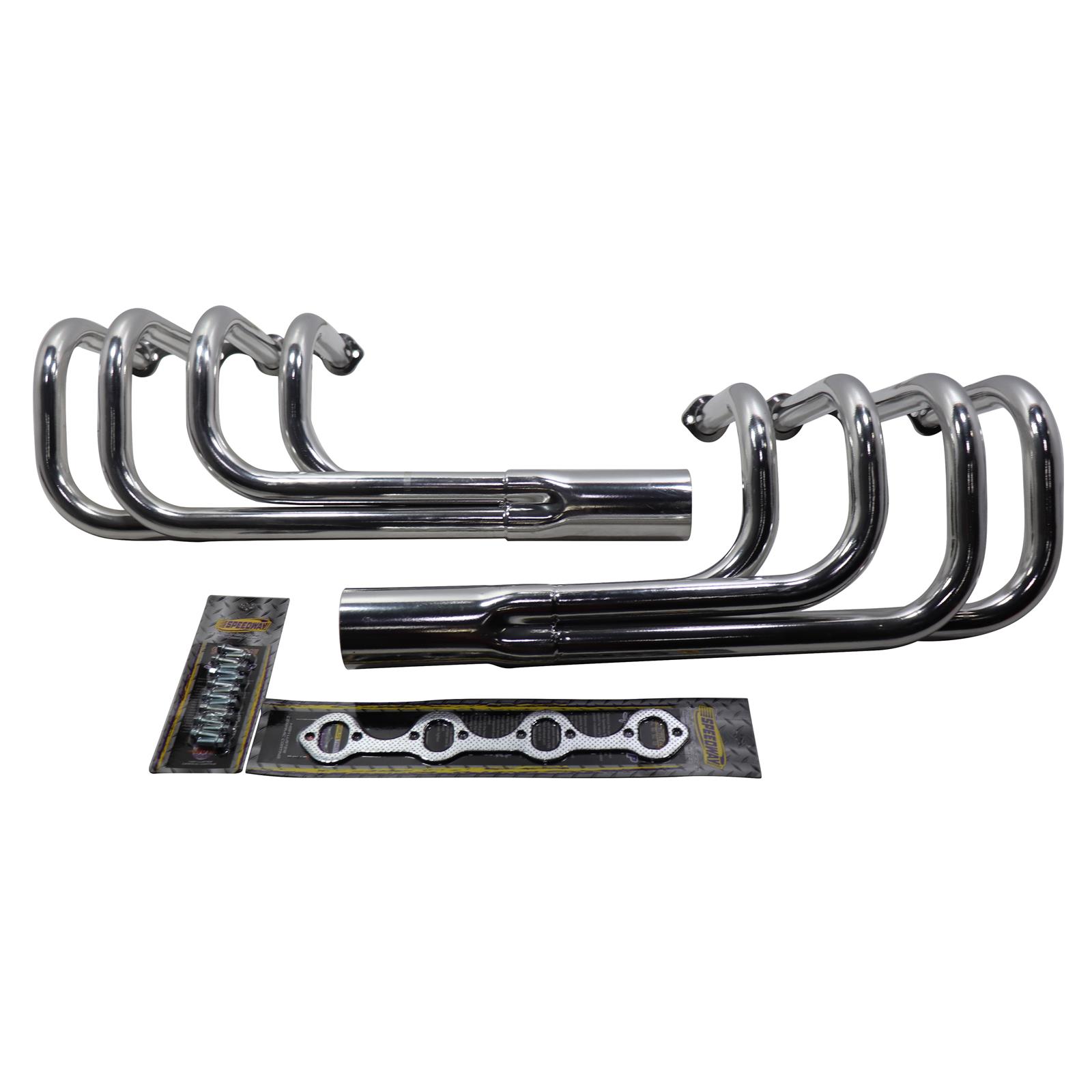 Small Block Ford Classic Roadster Headers, Raw Finish