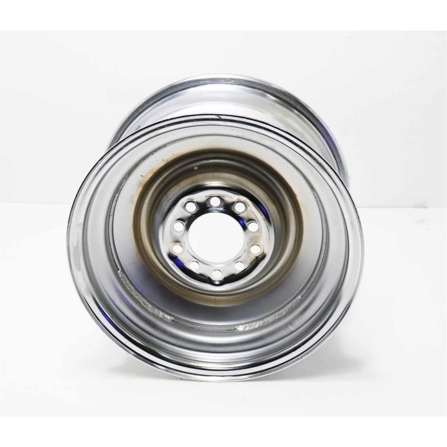 Speedway Smoothie Reverse 15x8 Chrome Steel Wheel 5on4.5/4.75 2.5