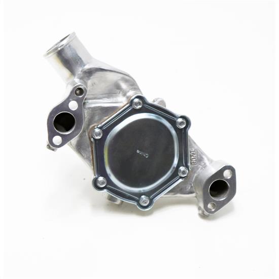 Weiand 9208P Action +Plus Aluminum SBC Short Water Pump, Polished