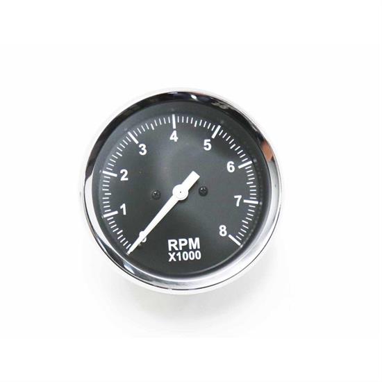 Speedway Black 3-3/8 Inch Electric Tachometer