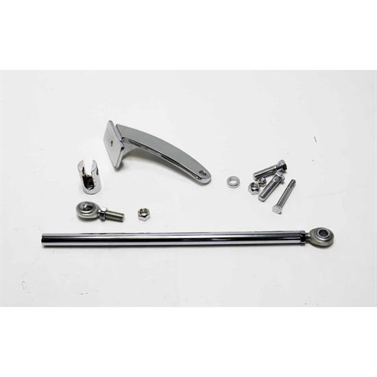 Front Panhard Bar for T-Bucket Chassis, .5 Inch, Chrome