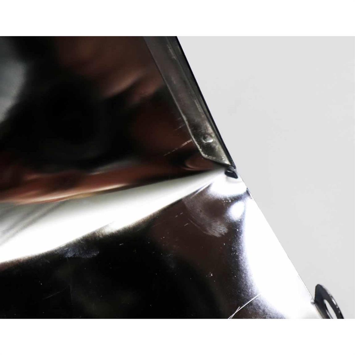 Speedway Universal Chrome Radiator Cooling Fan Shroud, 5-1/2 Wide